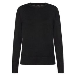 Zero Feinstrickpullover mit Stehkragen in Black Beauty | Gr.: 42