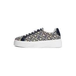 Tommy Hilfiger Sneaker Damen Gr&ouml;&szlig;e 35 ecru / navy / opal Sommerschuhe