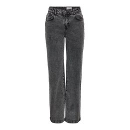 Noisy may Straight Fit Jeans in Dark Grey Denim | Gr.: W28/L30