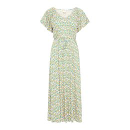 ICHI Kleid 'IHAYA' Damen Gr&ouml;&szlig;e 40 opal / hellgelb / limette / orange