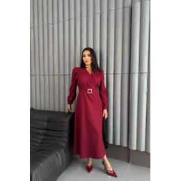 G&uuml;rtel-A-Linien-Midikleid