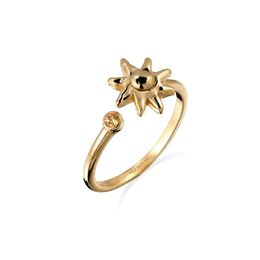 Elli Ring 925 Sterling Silber in Gold | Gr.: 54