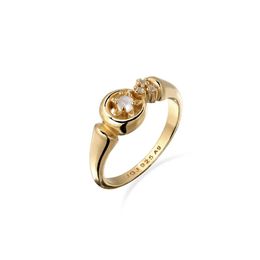 Kuzzoi Ring 925 Sterling Silber in Gold | Gr.: 64