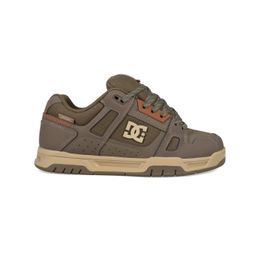 DC Shoes Damen Ankleboots "Stag Wnt", Gr. 10,5schwarz olive, olive, Obermaterial:53.57% Leder, 33.18% Synthetikmaterial, 13.26% Polyester., Schuhe