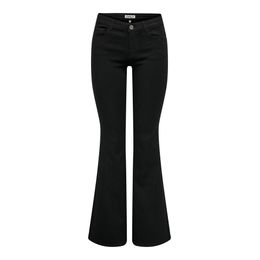 Only Schlaghosen-Jeans in Black Denim | Gr.: L/L34