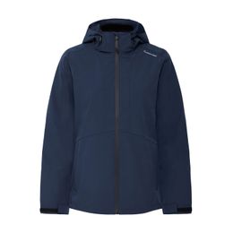 North Bend Damen Softshelljacke "Softshelljacke NBBergwala W-PRO 15000", blau, Gr. 46, Obermaterial: 90% Polyester PES. 10% Elasthan EL., Jacken