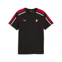 Puma Herren T-Shirt "Ferrari MT7 T-Shirt Herren", schwarz, Gr. L, Obermaterial: 100% Baumwolle. Rippe: 30% Polyester, 70% Baumwolle. Einsatz: 100%
