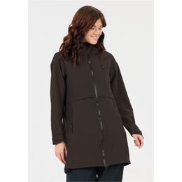 WEATHER REPORT Damen Outdoorjacke "Dayton"dunkelbraun, Gr. 38, unifarben, 90% Polyester, 10% Elasthan, Jacken, mit getapten N&auml;hten