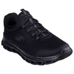 Skechers Herren Slip-On Sneaker "GLIDE-STEP", Gr. 48,5, schwarz, Textil, Schuhe, Trekkingschuh, Freizeitschuh, Sneaker zum Schlupfen