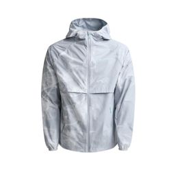 MONTERRAIN Herren Outdoorjacke "Monterrain TRANSCEND WINDRUNNER", grau, Gr. L, 100% Polyester, Jacken