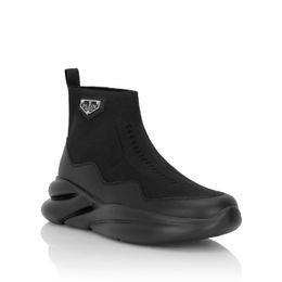 Philipp Plein Herren Sneaker "Skywalker", Gr. 40, schwarz, Schuhe