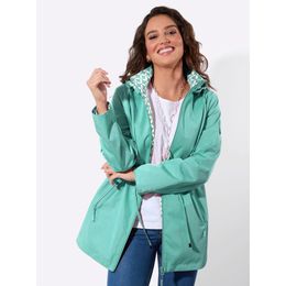 Casual Looks Damen Funktionsjacke, gr&uuml;n, Gr. 46, unifarben, 100% Polyester, Jacken