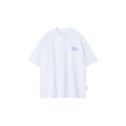 Damen T-Shirt "Another Cotton Lab Another Sunday T-Shirt", wei&szlig;, Gr. S, ANOTHER COTTON LAB, bedruckt, 100% Baumwolle, Shirts