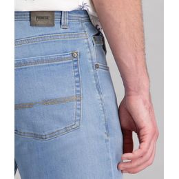 Herren 5-Pocket-Jeansocean blau used whisker, Gr. 38, Pioneer Authentic Jeans, Denim/Jeans, Obermaterial: 76% Baumwolle, 22% Polyester, 2% Elasthan,