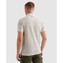 PME-Legend PME LEGEND Herren Poloshirt "Short sleeve polo printed fine pique", wei&szlig;, Gr. XXL, gemustert, Jersey, Obermaterial: 100% Baumwolle, Shirts, mit Logo