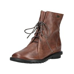 Laura Vita Damen Schn&uuml;rstiefelette "Laura Vita Stiefelette Leder", Gr. 36, braun, Leder, Schuhe