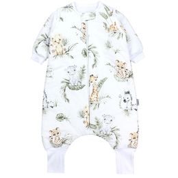 TUPTAM Babyschlafsack "Schlafsack mit F&uuml;&szlig;en Winterschlafsack mit Armen Beinen", L: 98cm, gelb, Schlafs&auml;cke