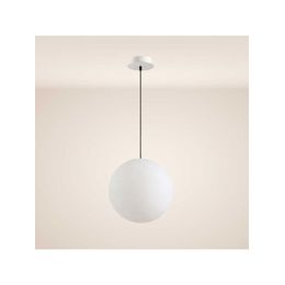 s.LUCE H&auml;nge-Kugellampe Globe f&uuml;r Innen & Au&szlig;en IP54 in Wei&szlig; | Gr.: &Oslash; 30 cm