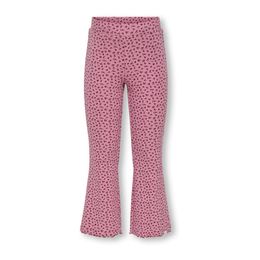 Only Mini Leggings 'KMGTRINNY' M&auml;dchen Gr&ouml;&szlig;e 110 magenta / eosin / schwarz