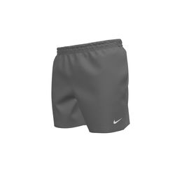 Nike Herren Badeshorts "5" VOLLEY SHORT", grau, Gr. S, Web, Obermaterial: 100% Polyester, Badehosen, mit integrierter Mesh-Innenhose, mit seitlichen
