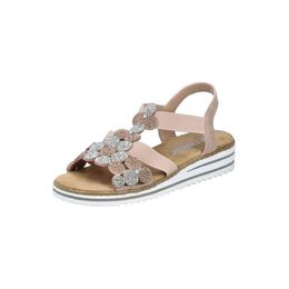 Rieker Keilsandaletten in Rosa | Gr.: 40