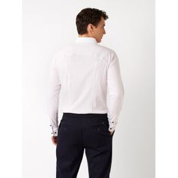 DESOTO Herren Langarmhemd "Jersey Casual Kent"wei&szlig; solid, Gr. M, Jersey, Obermaterial: 100% Baumwolle, Hemden, Businesshemd, Jersey, Kentkragen, slim