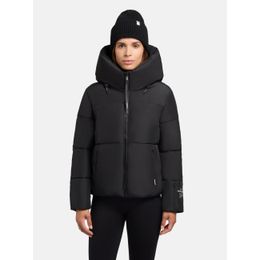 Khujo Damen Steppjacke "Audrey Matt", schwarz, Gr. XL, Obermaterial: 100% Polyester. Innenfutter: 100% Nylon. Wattierung: 100% Polyester, Jacken,