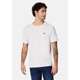 Ragwear Herren T-Shirt "Samms H Gots YOUMODO", wei&szlig;, Basic, Gr. XL, Material: 100% Baumwolle, Shirts, Kurz&auml;rmliges Shirt mit Kapit&auml;n-Stickerei