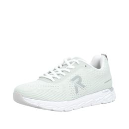 RIEKER SPORT Damen Sneaker, Gr. 41, wei&szlig;, Textil, Schuhe, Freizeitschuh, Halbschuh, Schn&uuml;rschuh mit herausnehmbarer Einlage