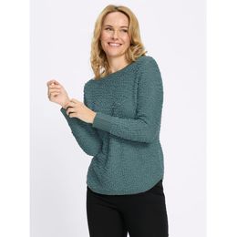 Sieh an! Langarm-Pullover in jade | Gr.: 46