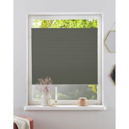 Plissee OTTO HOME, B:30cm H:130cm, grau, Obermaterial: 100% Polyester, Badezimmer, Plissees, "CASUL", Wabenplissee, Klemmfix, Verdunkelung - NEUHEIT