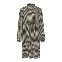 Kaffe Kleid 'Karina' Damen Gr&ouml;&szlig;e 46 beige / schwarz Sommerkleid