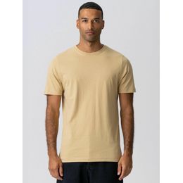 TEESHOPPEN Herren Kurzarmhemd "TEESHOPPEN T-shirt Organic Basic", beige, Gr. XXXL, Obermaterial: 100% Baumwolle, Hemden