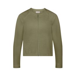 Betty Barclay Casual-Jacke mit Rippenstruktur in Dusty Olive | Gr.: 42