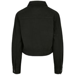 Urban Classics Damen Outdoorjacke "Urban Classics Damen Ladies Short Boxy Worker Jacket"schwarz, Gr. XL, unifarben, 100% Baumwolle, Jacken