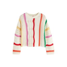 next Pullover M&auml;dchen Gr&ouml;&szlig;e 128 beige / gelb / gr&uuml;n / hellpink