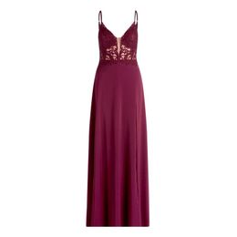 Vera Mont Abendkleid mit Stickerei in Prune Wine | Gr.: 42