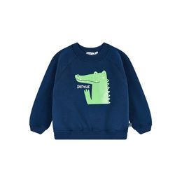SATURNDAY Sweatshirt Krokodil in Blau | Gr.: 104