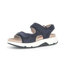 Gabor Damen Trekkingsandale "Trekkingsandale", Gr. 38, blau, Schuhe