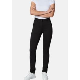 PEAK TIME Damen Stoffhose "Aurele", schwarz, Gr. 27, Stoff, Material: 58% Baumwolle, 35% Nylon, 7% Elasthan, Hosen, Lange Chino-Hose mit Bio-Baumwolle