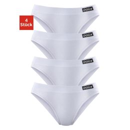Damen Jazz-Pants Slips, PETITE FLEUR BY LASCANA, Gr. 44, wei&szlig;, Single Jersey, Obermaterial: 95% Baumwolle, 5% Elasthan, unifarben, Unterhosen, aus