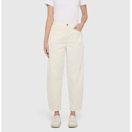 MAC Damen Stoffhose "BORA 2.3 zip", beige, Gr. 38, unifarben, Web, Obermaterial: 96% Baumwolle, 4% Elasthan, Hosen, mit Stretch