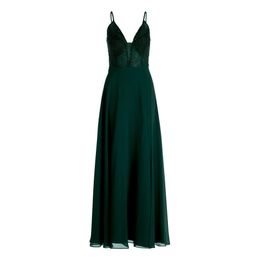 Vera Mont Abendkleid mit Stickerei in Dark Moss | Gr.: 36