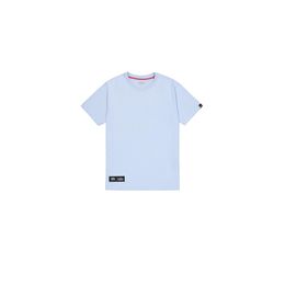 Alpha Industries T-Shirt Herren Gr&ouml;&szlig;e M pastellblau / wei&szlig;