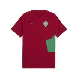 Puma Herren T-Shirt "Marokko PumaTECH T-Shirt mit Tasche Herren", rot, Gr. XL, clean, Obermaterial: 35% Baumwolle, 65% Polyester. Rippe: 30%