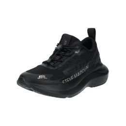 Steve Madden Damen Sneaker "Steve Madden Sneaker Lederimitat/Mesh", Gr. 38, schwarz, Lederimitat, Textil, Schuhe