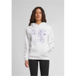 Merchcode Hoodie "Lola Bunny Fluffy Hoody" in Wei&szlig; | Gr.: XL