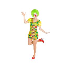 TecTake Kurzes, buntes Kleid, gr&uuml;n | Gr.: XXL