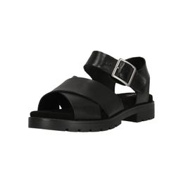 Clarks Damen Sandale "Orinoco", Gr. 41, schwarz, Leder, Schuhe, mit gepolstertem Fu&szlig;bett