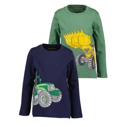 Blue Seven Jungen Langarmshirt "Langarmshirts", bunt, Gr. 122, 100% Baumwolle, Shirts